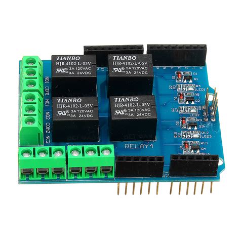 New 3pcs 4 Channel 5V Relay Module Relay Control Shield Relay Expansion Board For Arduino