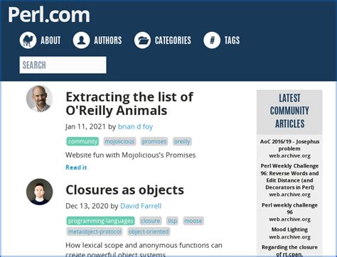 The Mystery Of The Missing Perl Website Perpetual IT