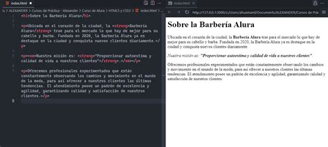 Pasos De La Clase Html5 Y Css3 Html5 Y Css3 Parte 1 Mi Primera Página Web Alura Latam