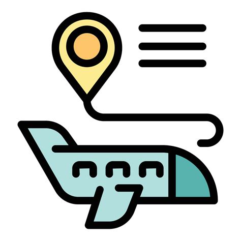 Airplane Migration Icon Vector Flat 28779800 Vector Art At Vecteezy