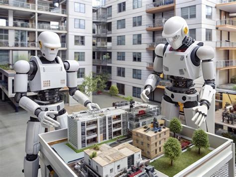 Autonomous Robotics And Ai Driven Systems In Future Cities Premium Ai Generated Image