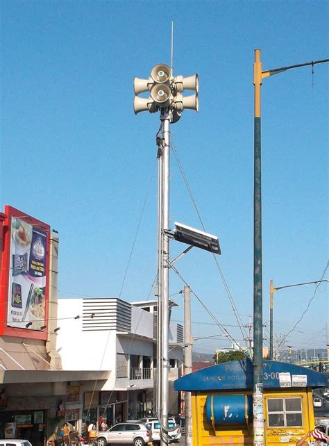 Outdoor Warning Sirens For Military Campus Facilities