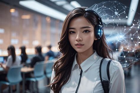 Premium Ai Image Ai Enhanced Language Learning Mastering