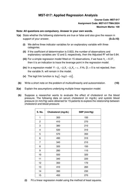 ignou mst 017 solved assignment 2024