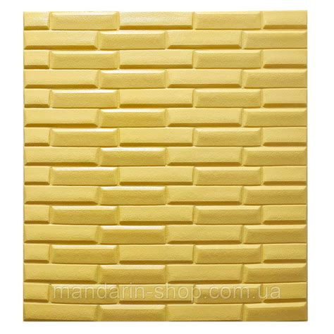 Декоративные 3д Панели ПВХ Кладка Желтый Кирпич 1 Шт — Купить Недорого на Bigl Ua 1382543739