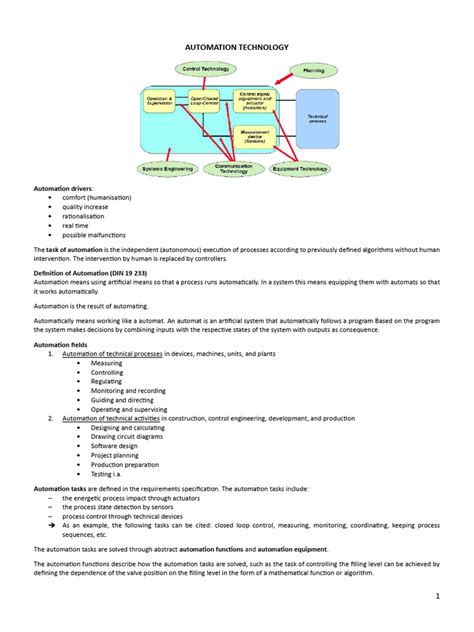 Notes Automation Pdf Programmable Logic Controller Automation
