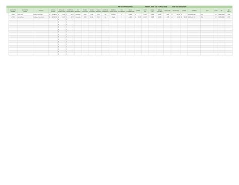 Free Pritntable Payroll Ledger Templates [excel Pdf] Sample
