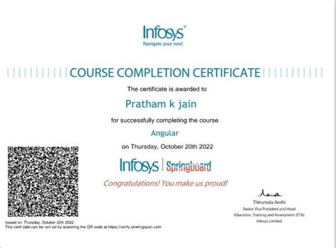 Pratham Jain On Linkedin Learning Infosysspringboard Angular