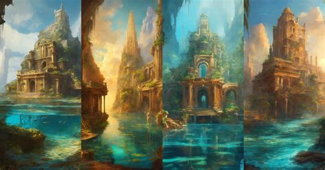 Lexica Concept Art Of Atlantis Uderwater Highly Detailed Oil