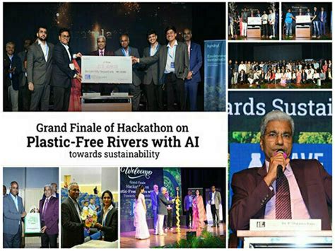 hackathon on plastic free rivers with ai grand finale concludes