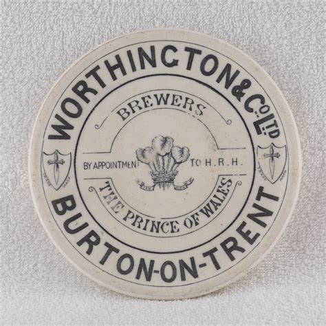 Worthington And Co Ltd Ceramic Coaster Brewery Trays