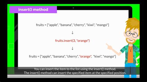 2 How To Insert Item In List Chapter 72 List Manipulation In Pygame Zero Youtube