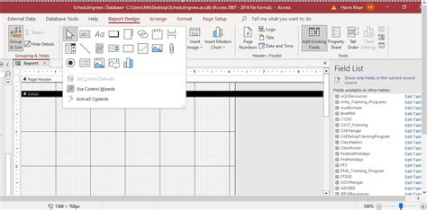 Solved Microsoft Access 2016Report WriterHow Do I Add Tables Chegg Com