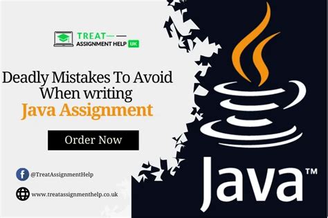 Deadly Mistakes To Avoid When Writing Java Assignment