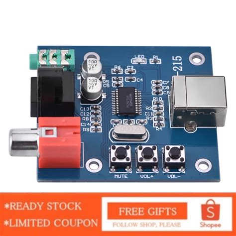 Alwaysonline PCM2704 USB DAC To S PDIF HiFi Sound Card Decoder Board Shopee Malaysia