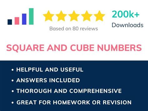 Square And Cube Numbers Teaching Resources