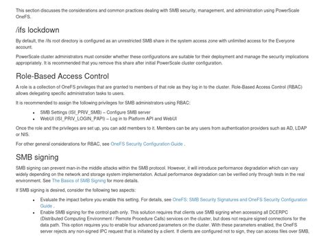 Smb Administration Dell Powerscale Solution Design And Considerations For Smb Environments