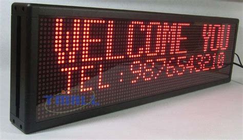 LED Scrolling Message Display Board At Best Price In Delhi ID