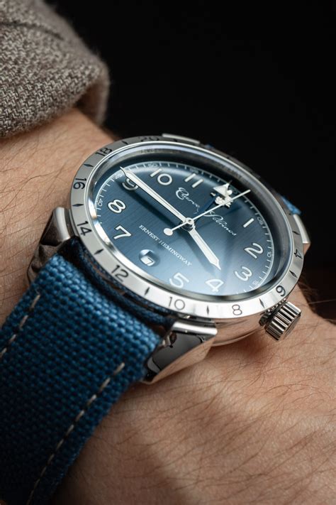 Cuervo Y Sobrinos Launches The Historiador Hemingway Watch Collection Ablogtowatch