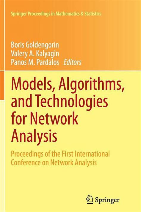 Springer Proceedings In Mathematics And Statistics Models Algorithms And Technologies For
