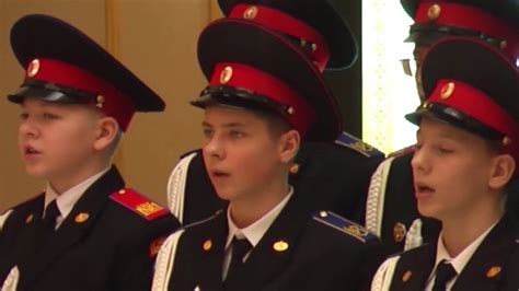 Выступление кадетов на концерте в Совете Федерации Youtube