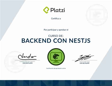 Curso De Backend Con Nestjs 2023 Platzi