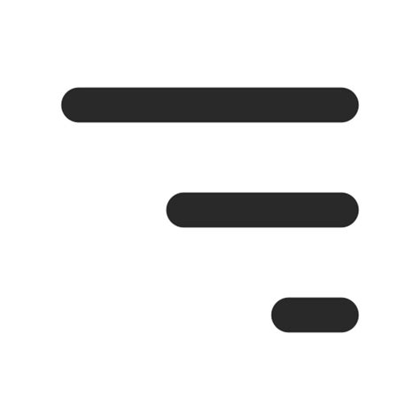 Alinear A La Derecha Iconos Gratis De Interfaz