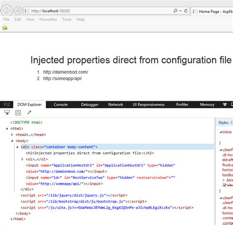 Injecting Configurations In Razor Views In Aspnet Core Software Engineering