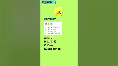 day 16 30 javascript interview questions coding shorts ytshorts trending youtube
