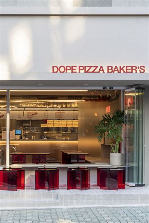 No1494 도프피자 베이커스 Dope Pizza Bakers 감각적인 모던 레트로 스타일 20평 피자집 인테리어 Kiosk Design Cafe