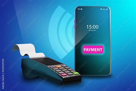 Nfc Paypass Apps Phone With Payments Button Payment Terminal And