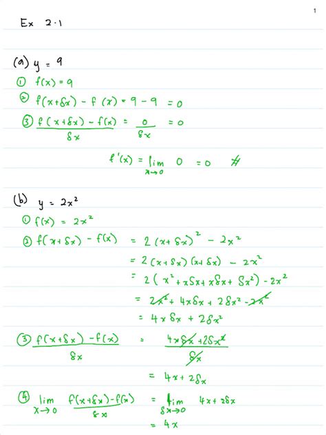 Calculus First Principle Pdf