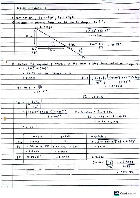 Tutorial 1 Chapter 1 PHY150 Applied Sciences Studocu