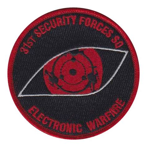 31 Sfs Electronic Warfare Patch 31st Security Force Squadron Patches