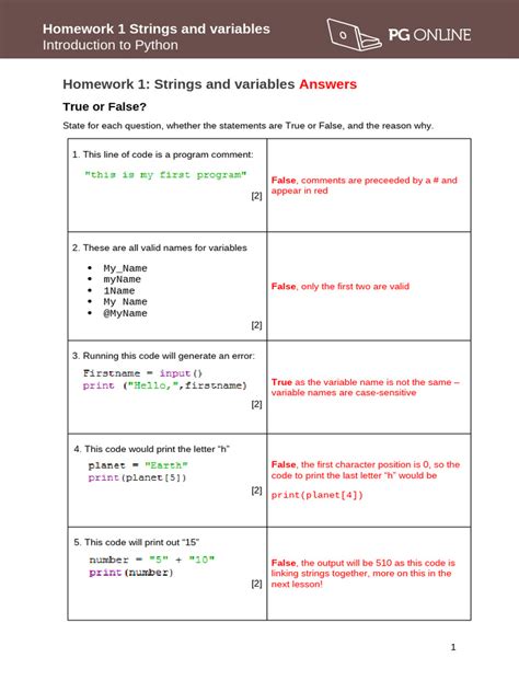 Python Homework 1 Answers Pdf String Computer Science Software Development
