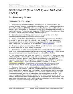 MODUK DEFFORM AND A EXP NOTE