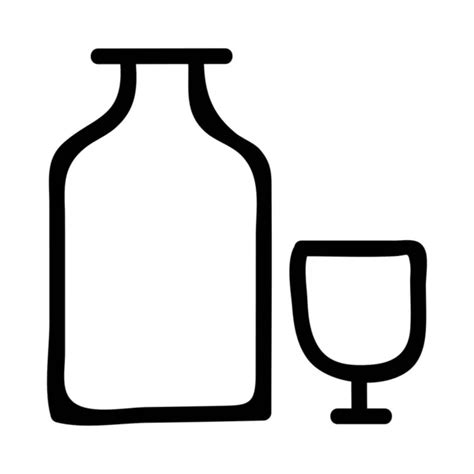 Bottle Glass Vector Illustration Stock Vector By ©dinosoftlabs 219323820