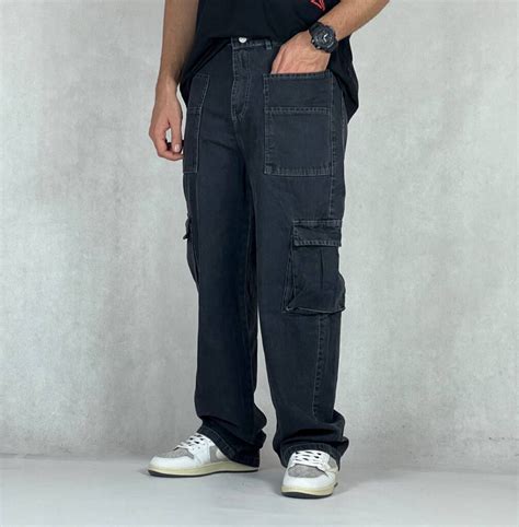 شلوار جین کارگو بوتیک دارنو