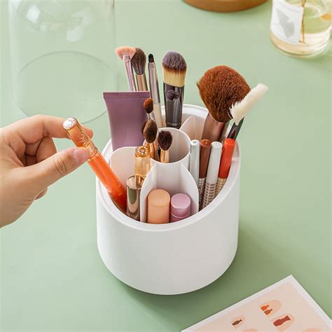 Travelwnat Makeup Brush Holders Bell Jar Covered Makeup Brush Holder