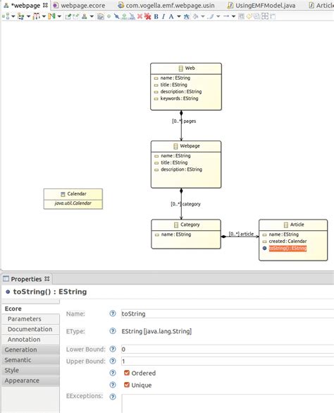 Eclipse Modeling Framework Emf Tutorial