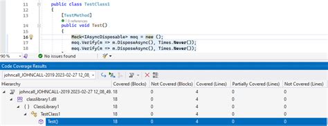 Code Coverage Sometimes Treats Moqs Mockverify As Partial Coverage · Issue 7 · Microsoft