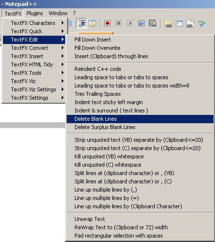 Notepad Find And Replace Multiple Blank Lines Super User