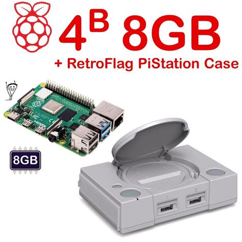 Raspberry Pi Model B With RetroFlag PiStation Case Bundles