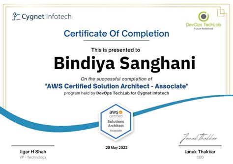 Bindiya Sanghani On Linkedin Awscloud Awssolutionsarchitect