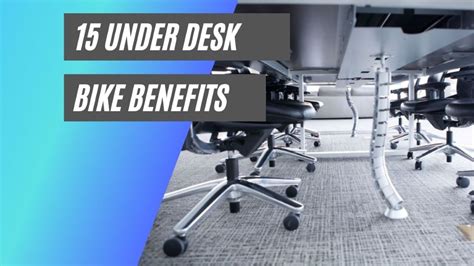 15 Under Desk Bike Benefits I Tried One For A Week • Bicycle 2 Work