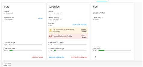 Update A Default Docker Install Installation Home Assistant Community