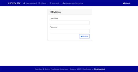 Source Code Php Spk Hybrid Metode Ahp Dan Saw Berbasis Web