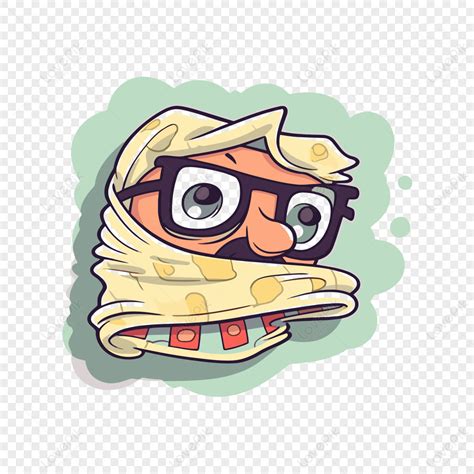 안경을 쓴 만화 스타일의 얼굴 벡터 몸짓 미술 Png 일러스트 무료 다운로드 Lovepik