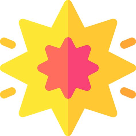 Explosion Basic Rounded Flat Icon