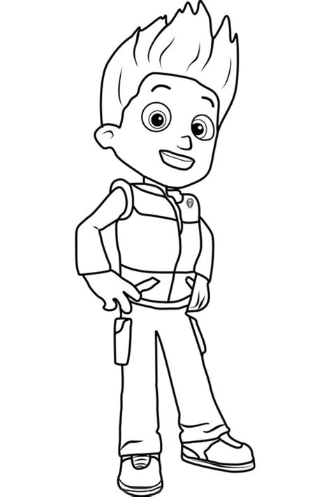 Coloriage Pat Patrouille Avec Ryder Livre De Coloriage Sexiz Pix Porn Sex Picture